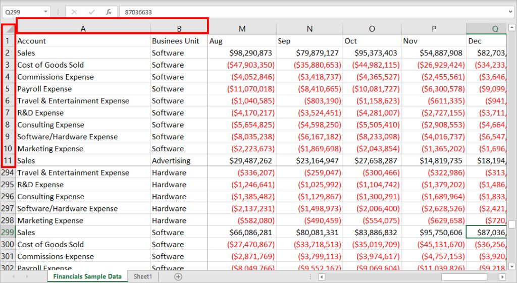 How To Freeze A Pane In Excel
