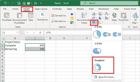 How to Create a Progress Bar in Excel