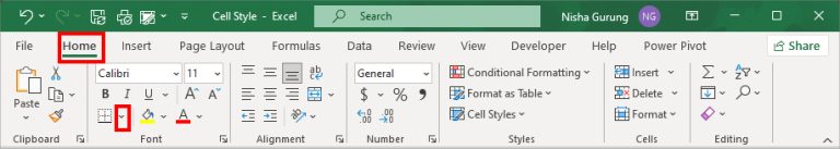 How to Make Gridlines Darker in Excel
