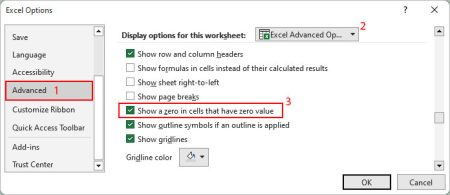 How to Hide Zeros in Excel
