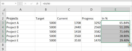 How to Create a Progress Bar in Excel
