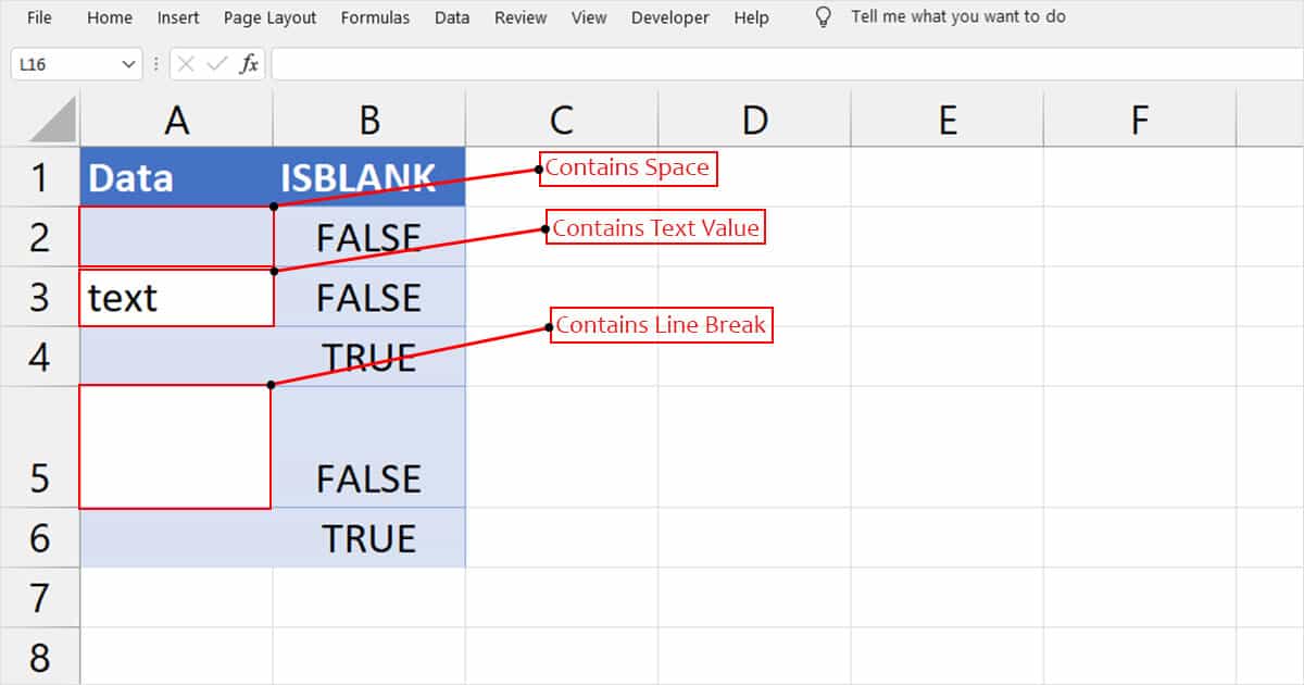 How to Check if a Cell is Blank or Not in Excel