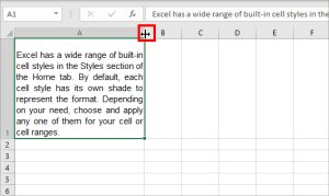 How to Make Paragraphs in Excel