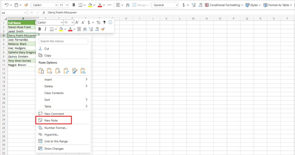 All About Comments in Excel