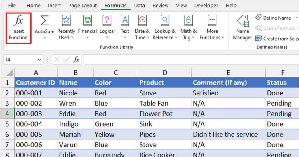 How to Create or Use Formula in Excel