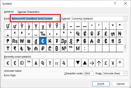 How to Add Symbol in Excel