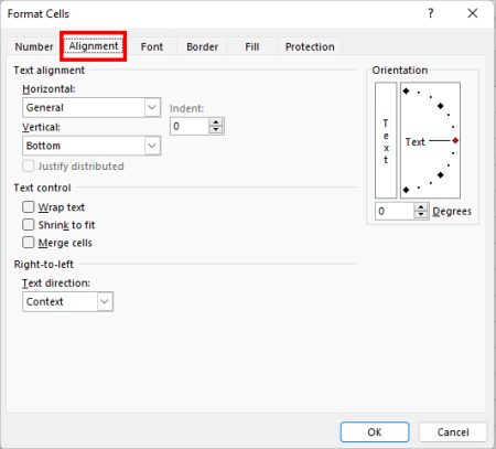 How to Change Text Direction in Excel