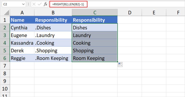 How to Remove the First or Last Character in Excel