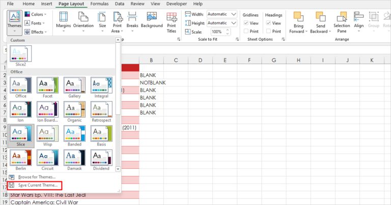 How to Apply Slice Theme in Excel (Step-By-Step Guide)