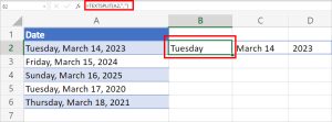 How to Separate Dates in Excel