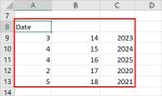 How to Separate Dates in Excel