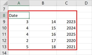 How to Separate Dates in Excel