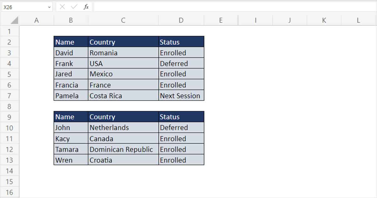 What is VSTACK in Excel