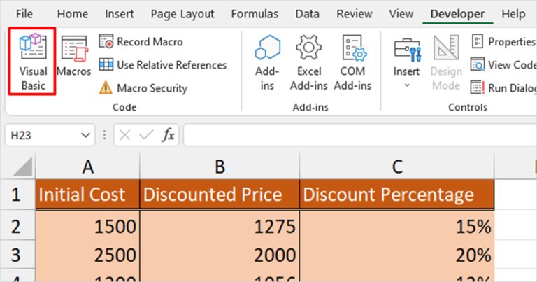 How to Calculate Discount Percentage in Excel