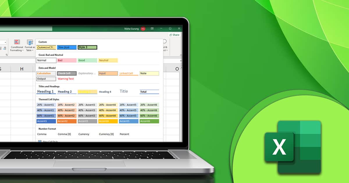 How To Apply Cell Style In Excel