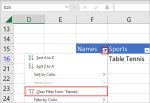 How to Remove Auto Filters in Excel