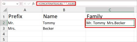 How to Add a Suffix or Prefix to Cells in Excel
