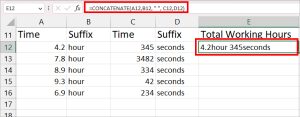 How to Add a Suffix or Prefix to Cells in Excel