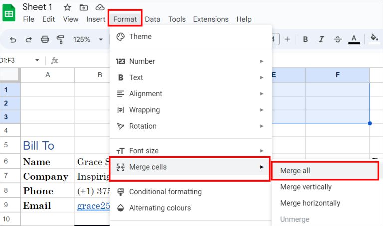 How to Combine Cells in Google Sheets