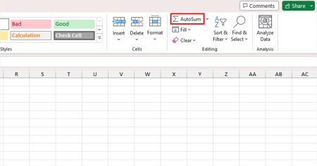 How to Sum Random Cells in Excel