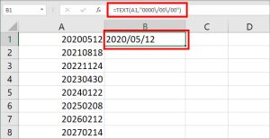 How to Convert Numbers to Dates in Excel