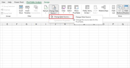 How to Refresh a Pivot Table
