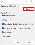 How to Apply Calculation Style in Excel