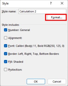 How to Apply Calculation Style in Excel