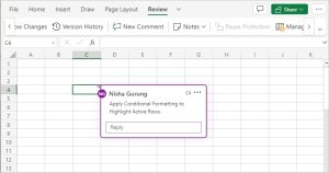 How to Add a Note in Excel