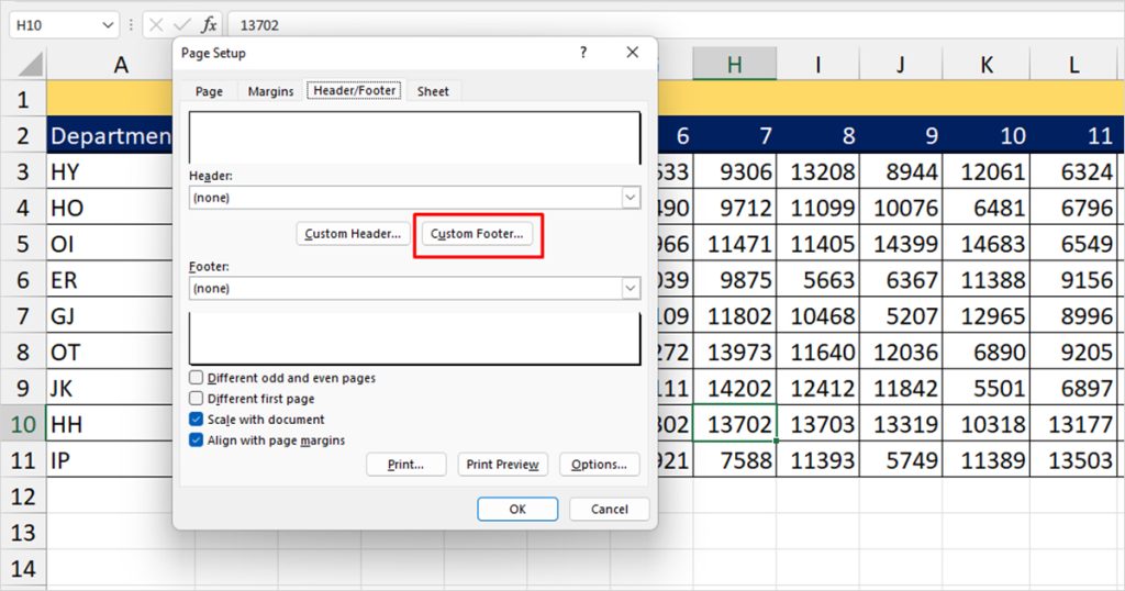 How to Insert Page Numbers in Excel