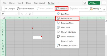 How to Add a Note in Excel