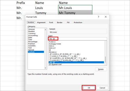 How to Add a Suffix or Prefix to Cells in Excel