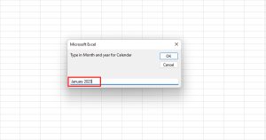 How to Insert Calendar in Excel