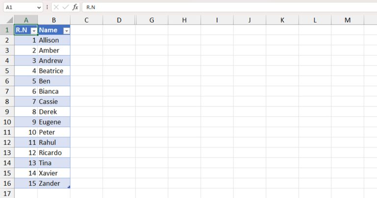 How to Use CHOOSE Function in Excel