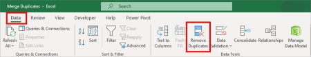 How to Merge Duplicates in Excel
