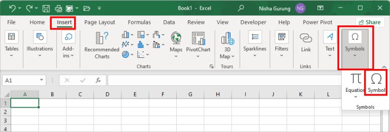 How to Put a Dash in Excel?
