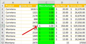 How to Highlight Active Rows in Excel