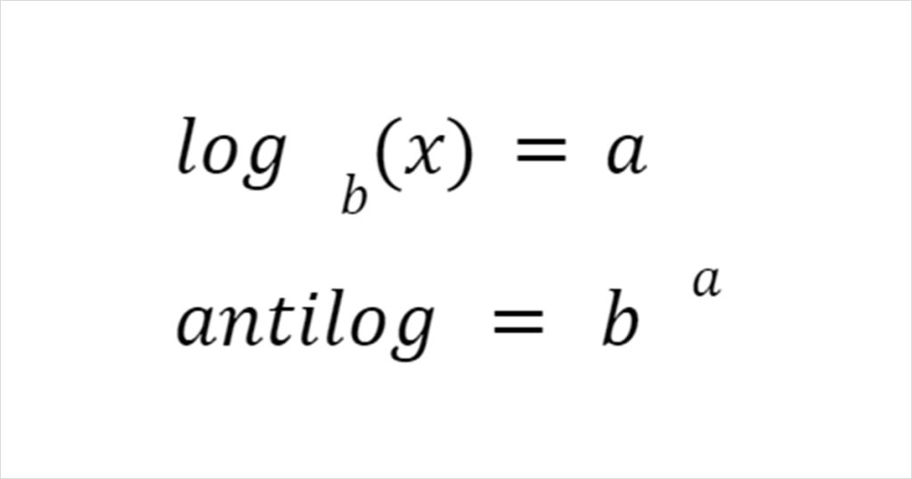 How To Check Antilog In Excel