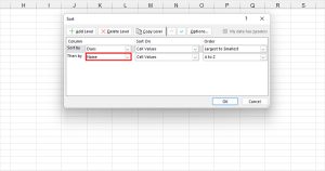 How to Sort Multiple Columns in Excel