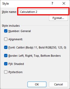 How to Apply Calculation Style in Excel