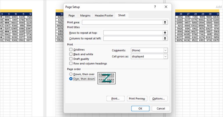 How To Insert Page Numbers In Excel