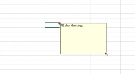 How to Add a Note in Excel