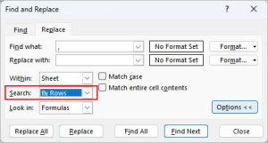 How to Remove Commas in Excel