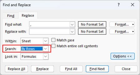 How to Remove Commas in Excel