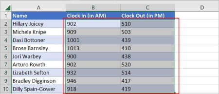 How to Enter Time in Excel