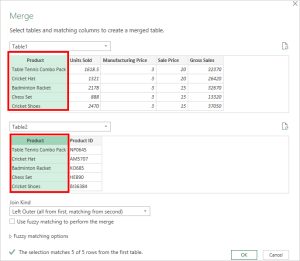 How to Merge or Combine Tables in Excel