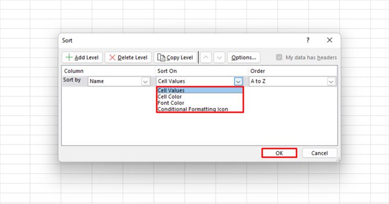 How to Sort Multiple Columns in Excel