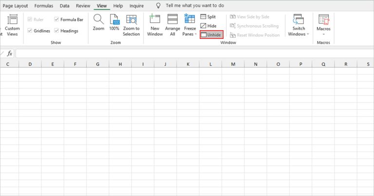 Cannot Edit a Macro on a Hidden Workbook