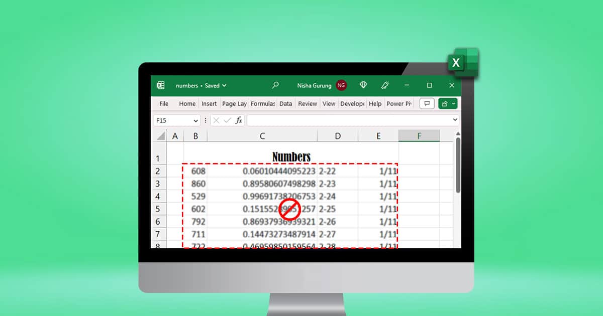 How To Stop Excel From Changing Numbers