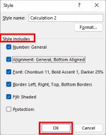 How to Apply Calculation Style in Excel